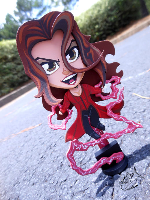 Scarlet Witch Chibi By F1shcustoms On Deviantart
