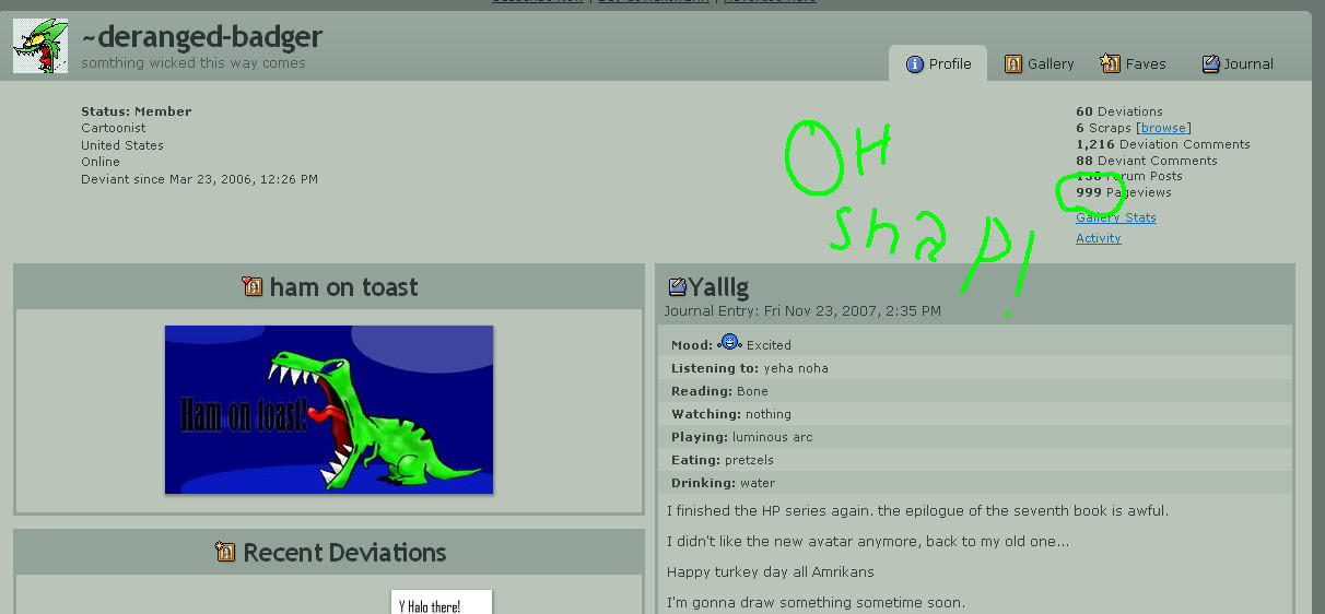 OH SNAP by deranged-badger on DeviantArt