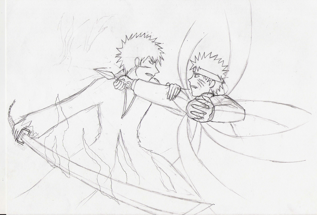 Naruto Vs. Ichigo WIP1 by Jables on DeviantArt