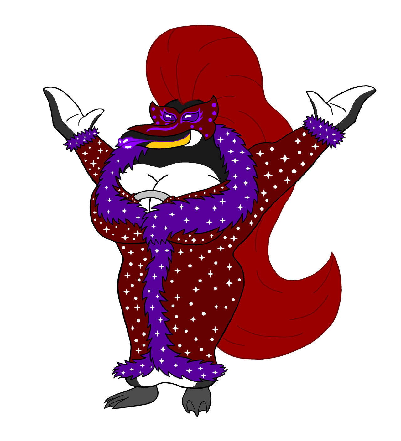 Toon OC: Lady Penguina by MegaSpinosaur on DeviantArt Toon OC: Lady Penguina by MegaSpinosaur on DeviantArt