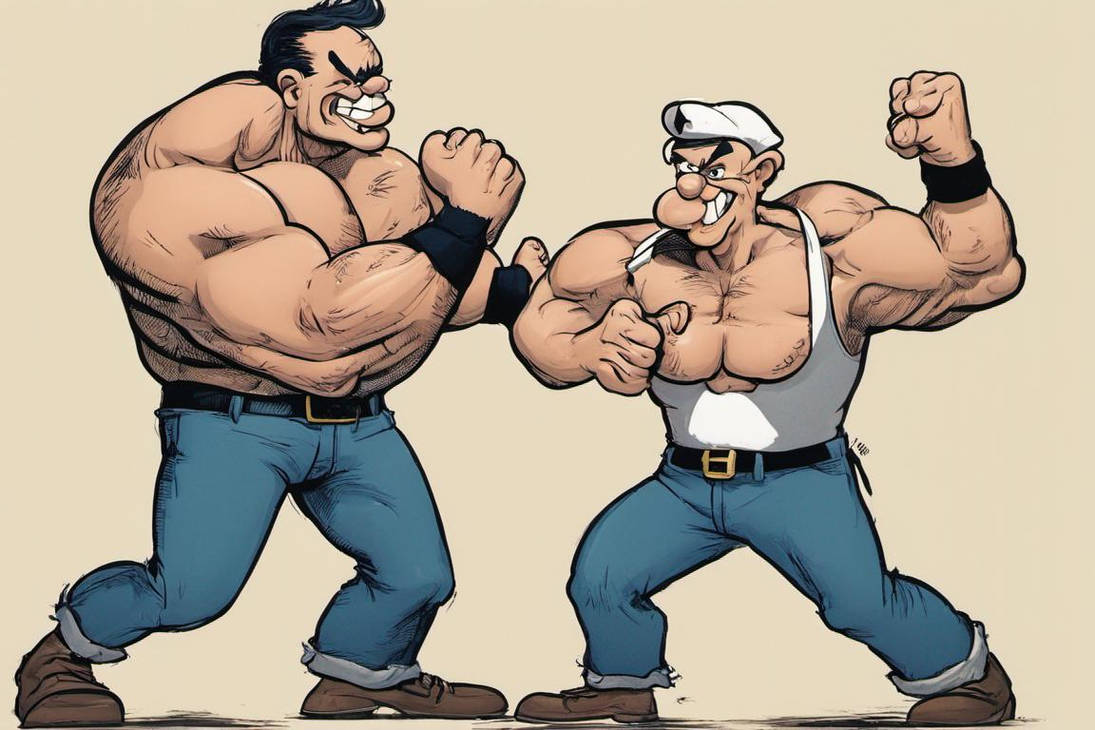 ...BLUTO ...VS... POPEYE... by dekeklein on DeviantArt ...BLUTO ...VS... POPEYE... by dekeklein on DeviantArt