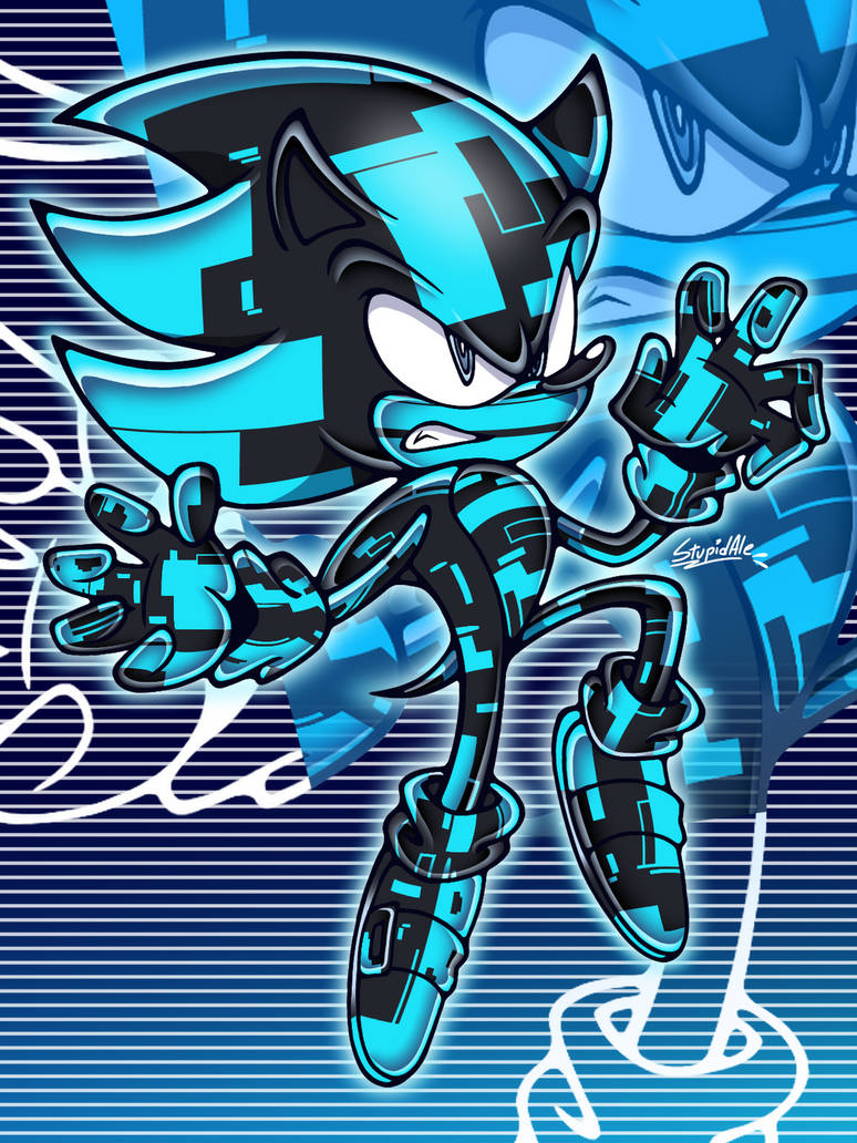 Cyber Super Sonic! by StupidAle on DeviantArt Cyber Super Sonic! by StupidAle on DeviantArt