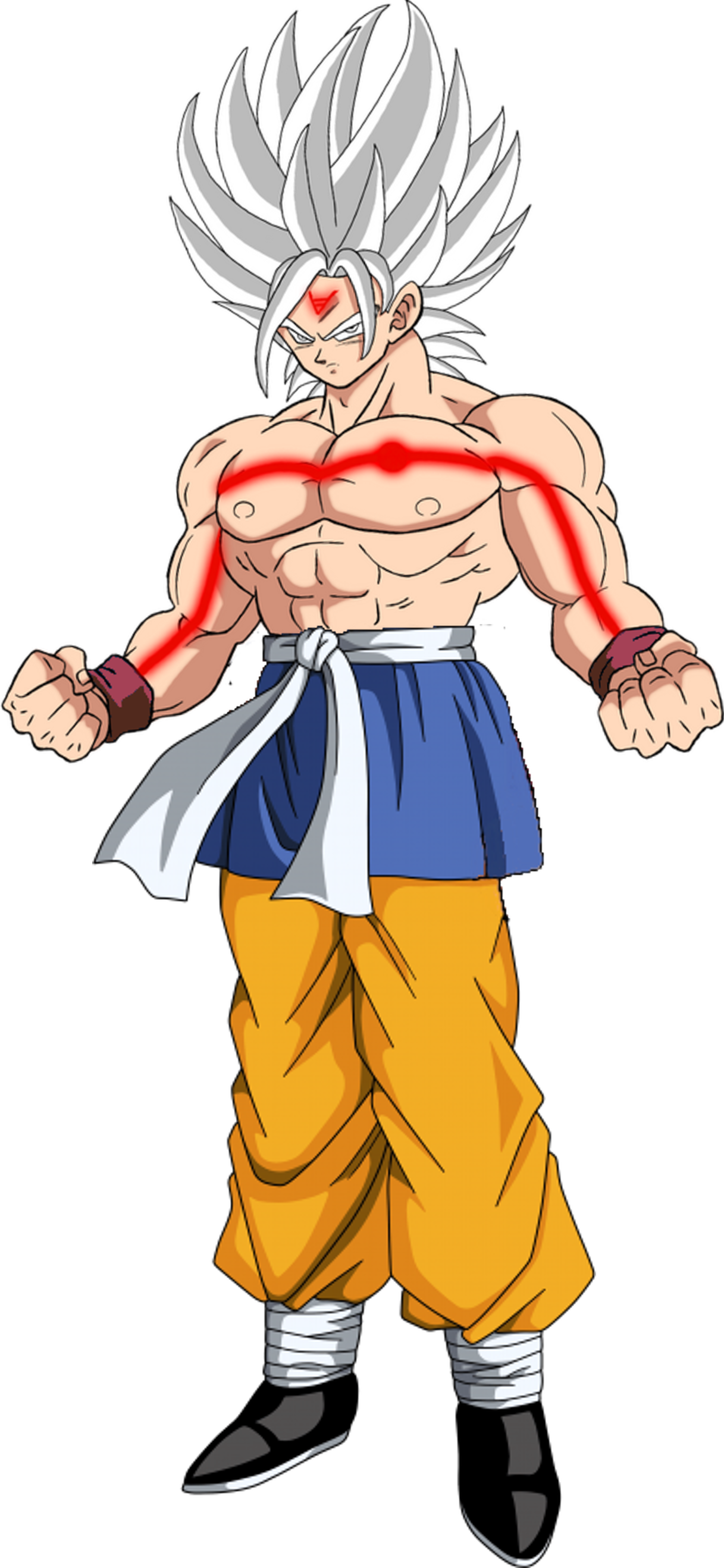 Super Saiyan Omni God Goku Gt Render By Kahdin On Deviantart