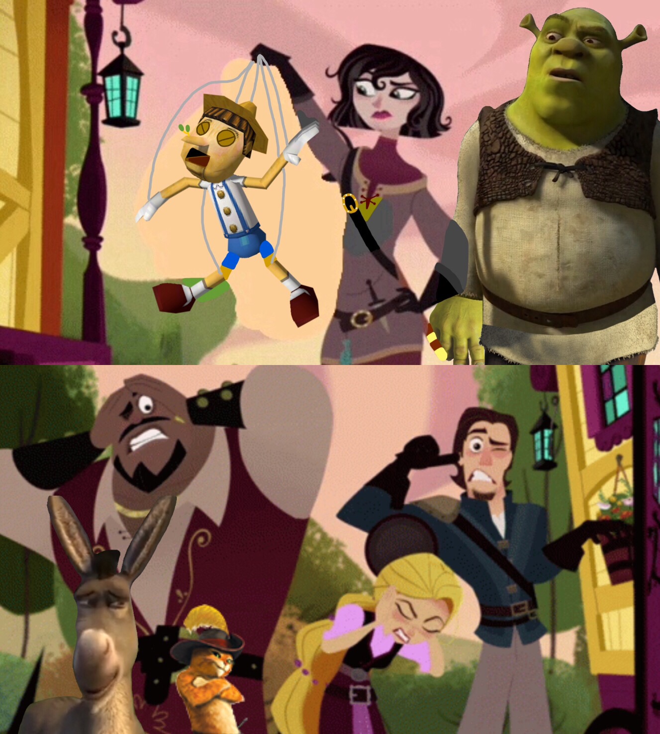 Tangled Pinocchio Scream By Leonsart933838 On Deviantart