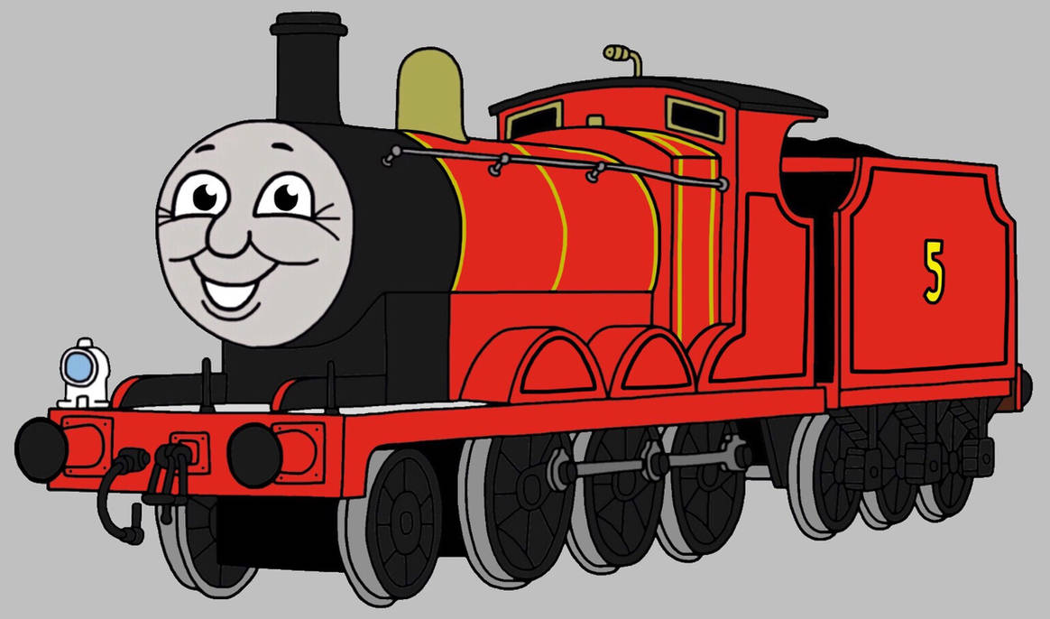 James The Red Engine By Leonsart933838 On Deviantart