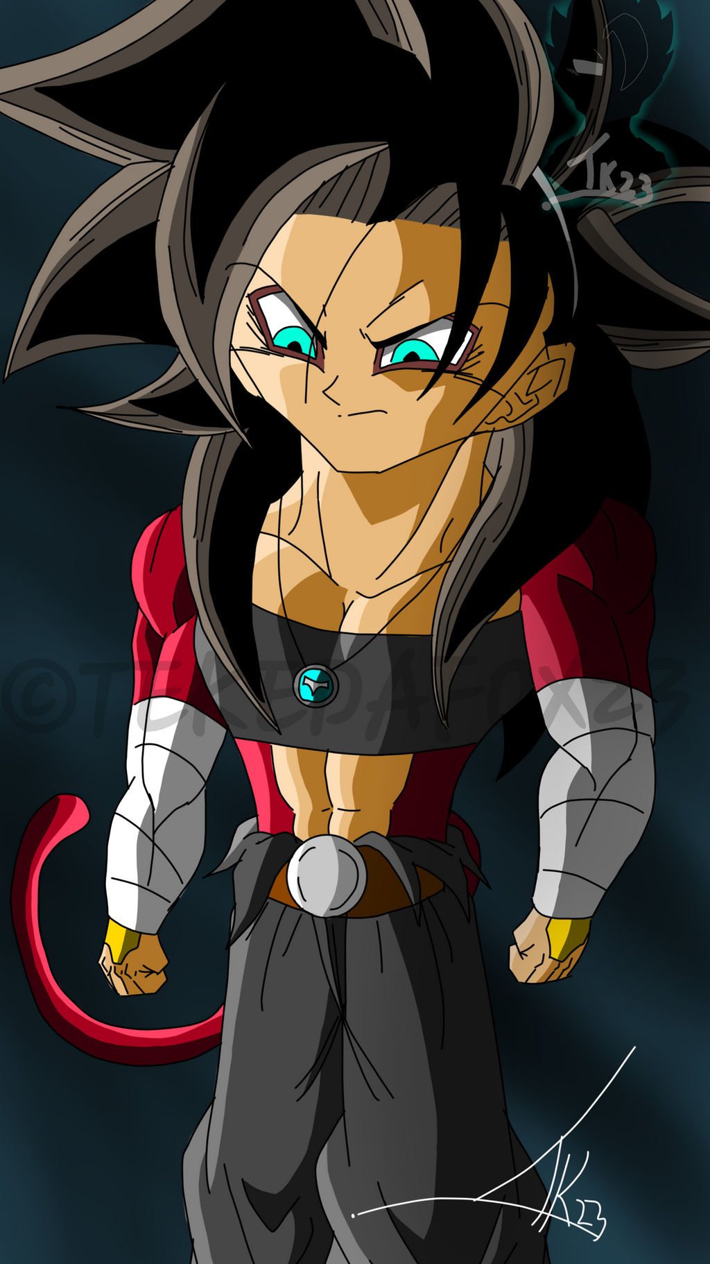 (DBS) ..:SSJ4 OKARA:.. by tekedafox23 on DeviantArt (DBS) ..:SSJ4 OKARA:.. by tekedafox23 on DeviantArt