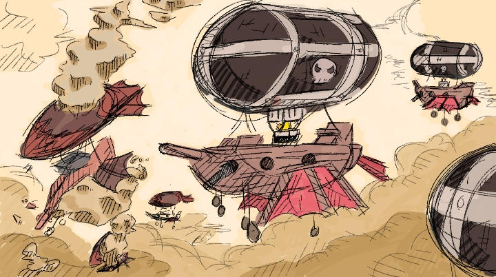 Airship Takedown! by Kendikyu on DeviantArt Airship Takedown! by Kendikyu on DeviantArt