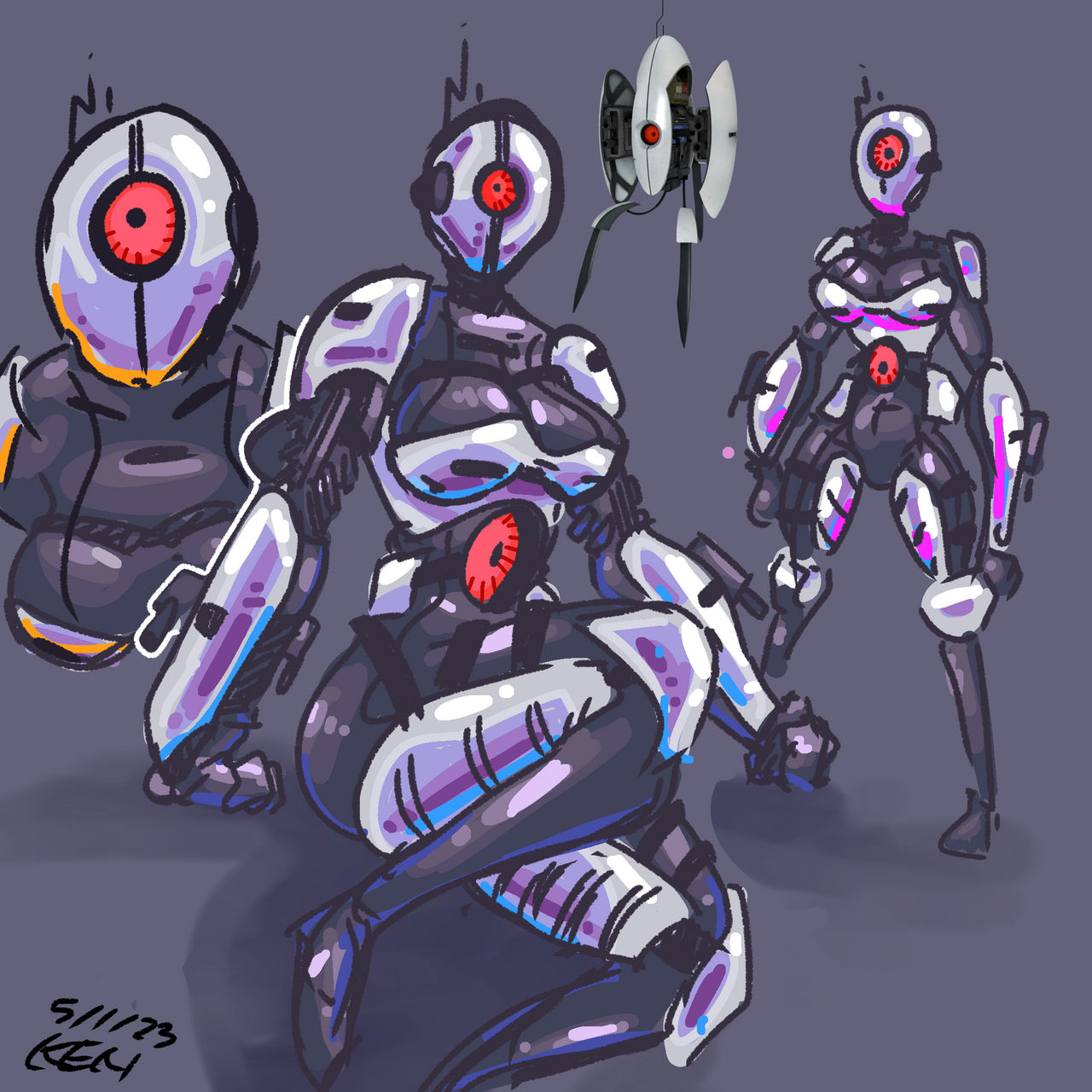 Portal Turret By Kendikyu On Deviantart