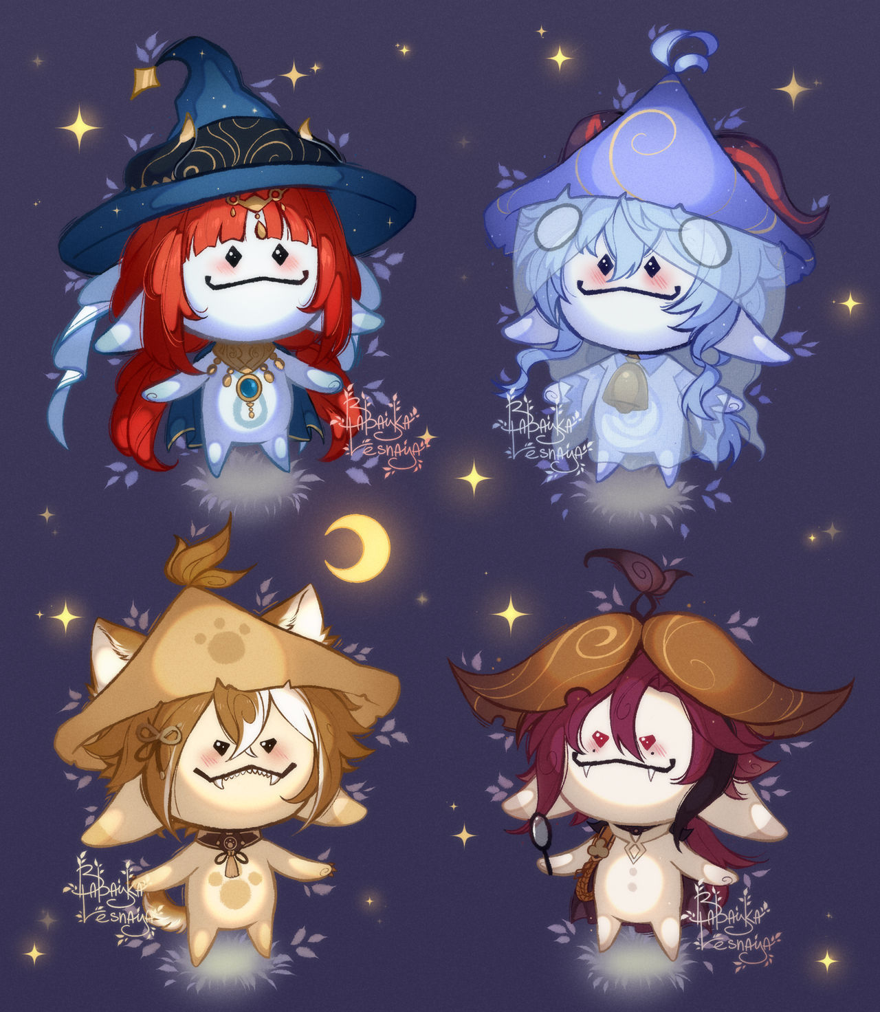 Happy Halloween Genshin Impact Fanart By Babayka Lesnaya On Deviantart