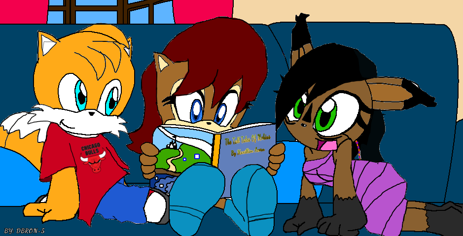 Sally Reading To Her Friends By Lyme Y2k On Deviantart