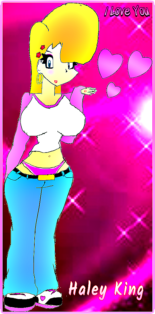 Haley King Blowin Kisses By Dman The Creator 05 On Deviantart