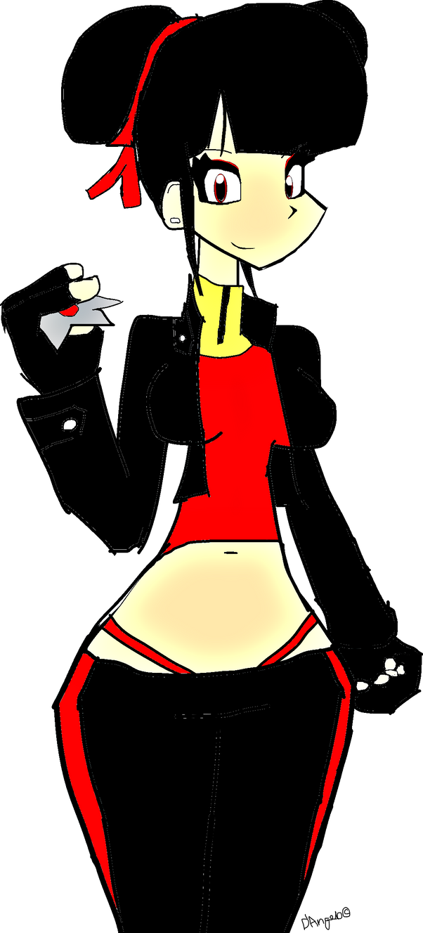Ai Mei Chen Pose With Shrikens By Dman The Creator 05 On Deviantart