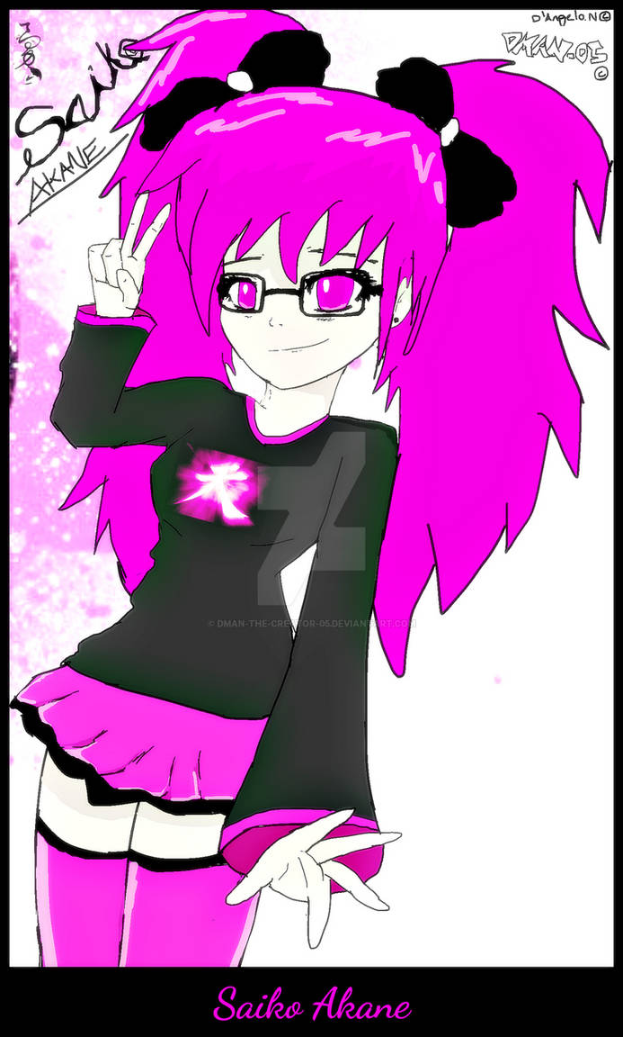 Saiko Akane By Dman The Creator 05 On Deviantart