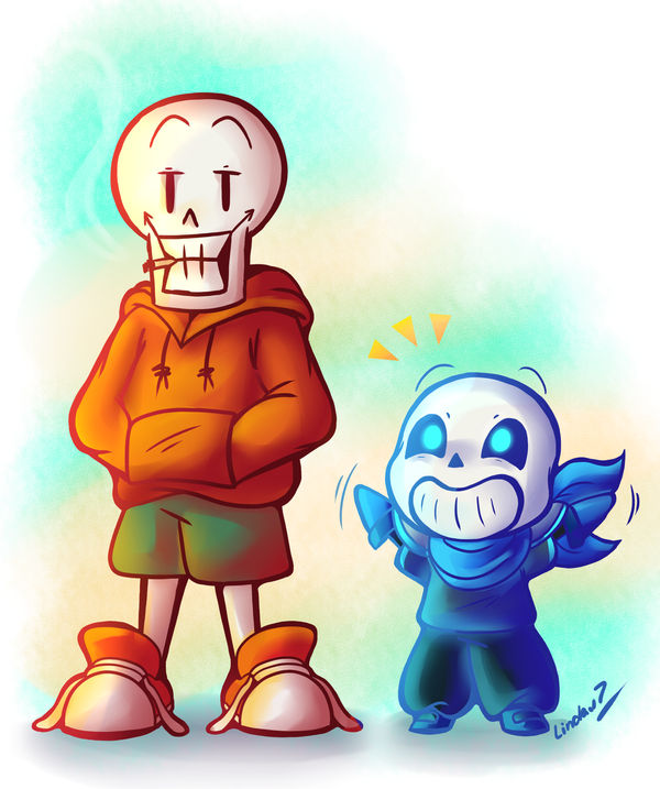 Underswap Sans And Papyrus By I Am Bleu On Deviantart