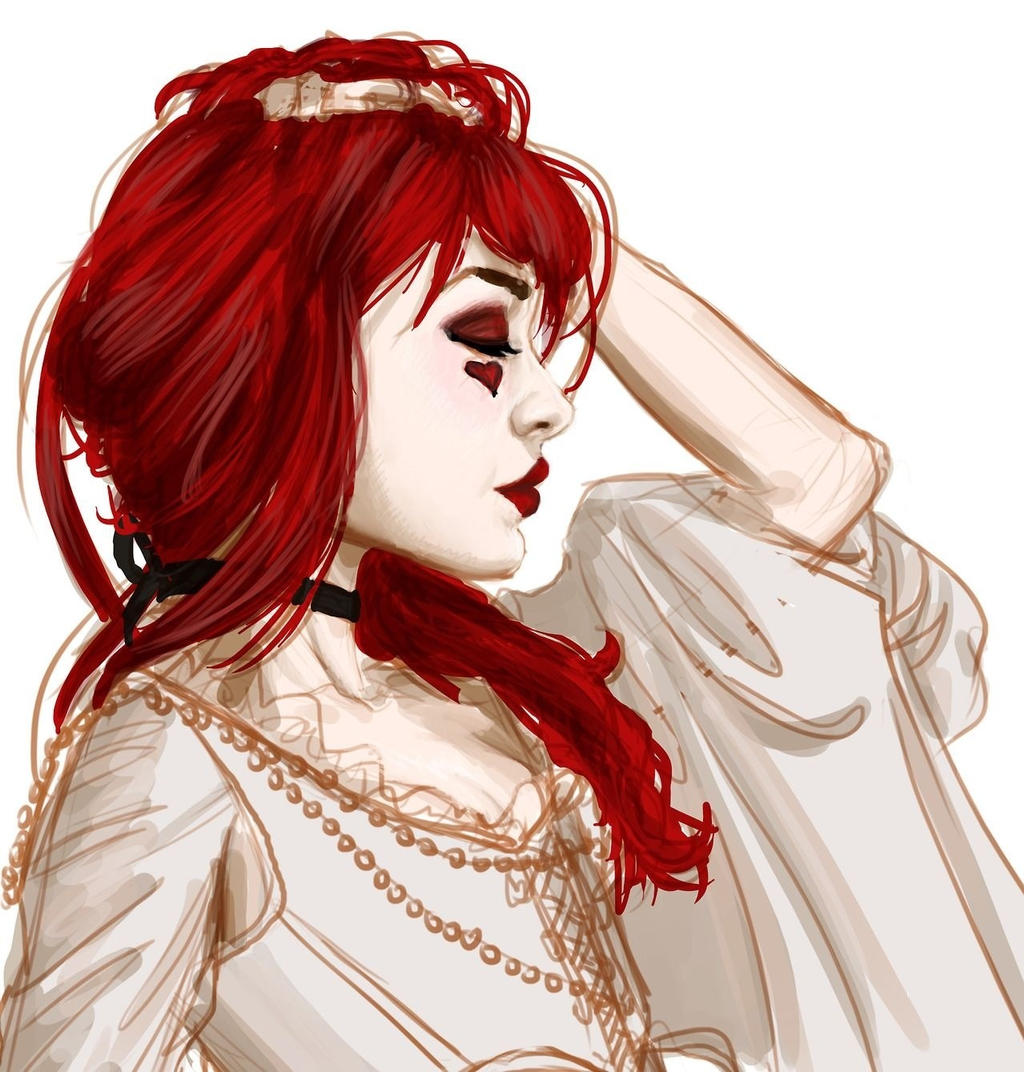 Emilie Autumn Sketch By Running Blue On Deviantart