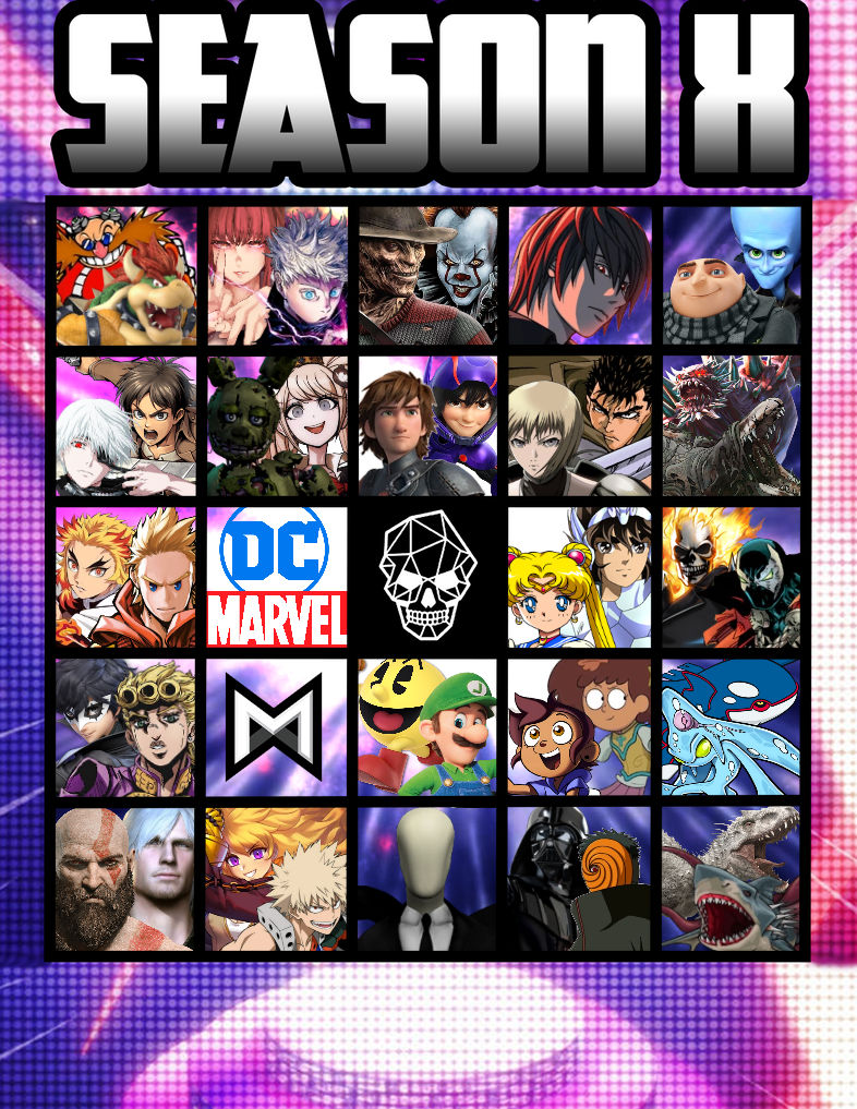 Death Battle season 10 bingo by westpion on DeviantArt Death Battle season 10 bingo by westpion on DeviantArt