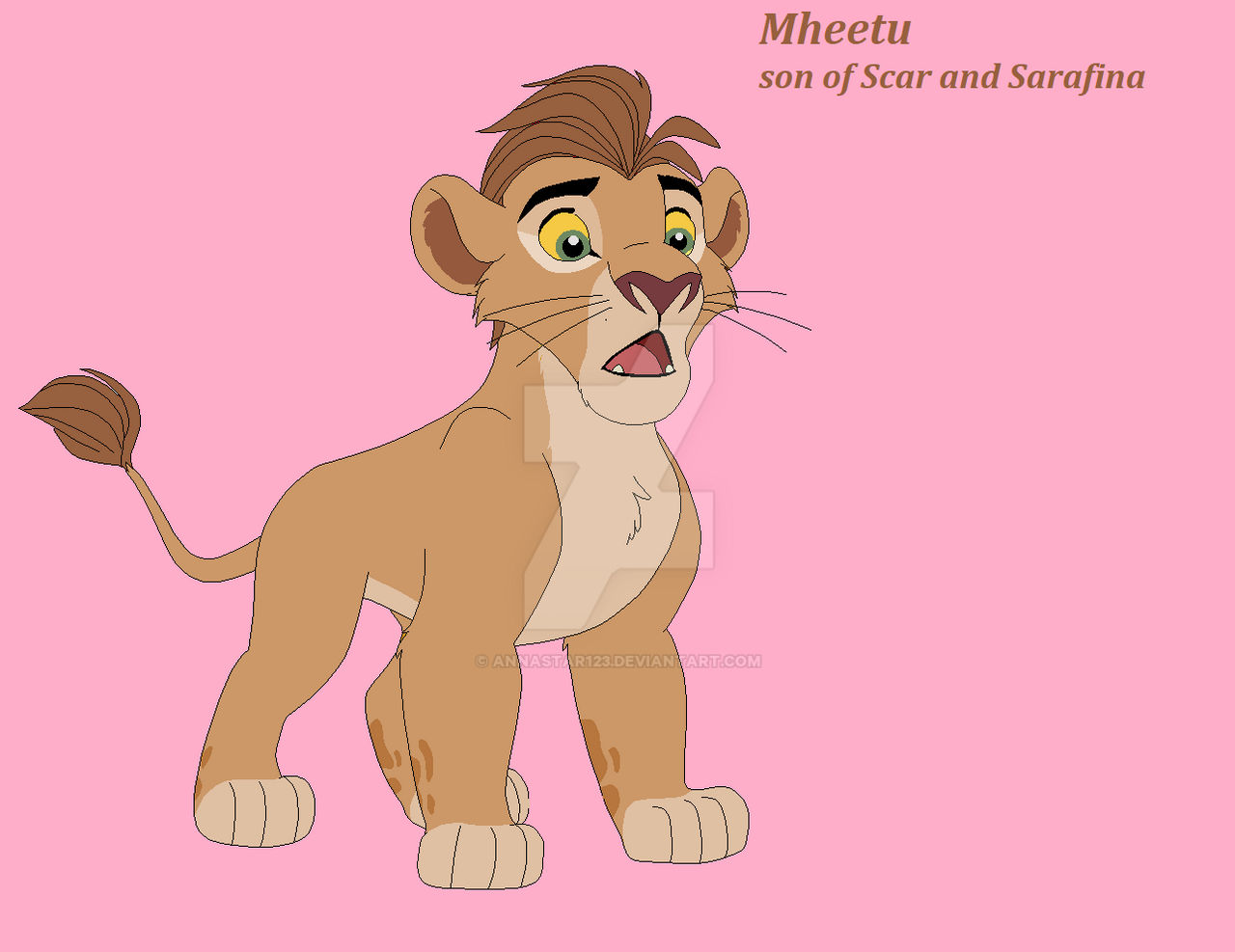 Mheetu Son Of Scar And Sarafina By Annastar123 On Deviantart