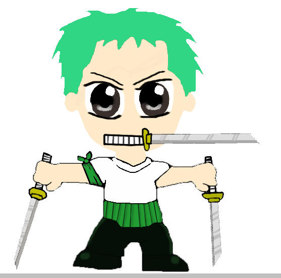 Roronoa Zoro Chibi By Himynameismikhail On Deviantart