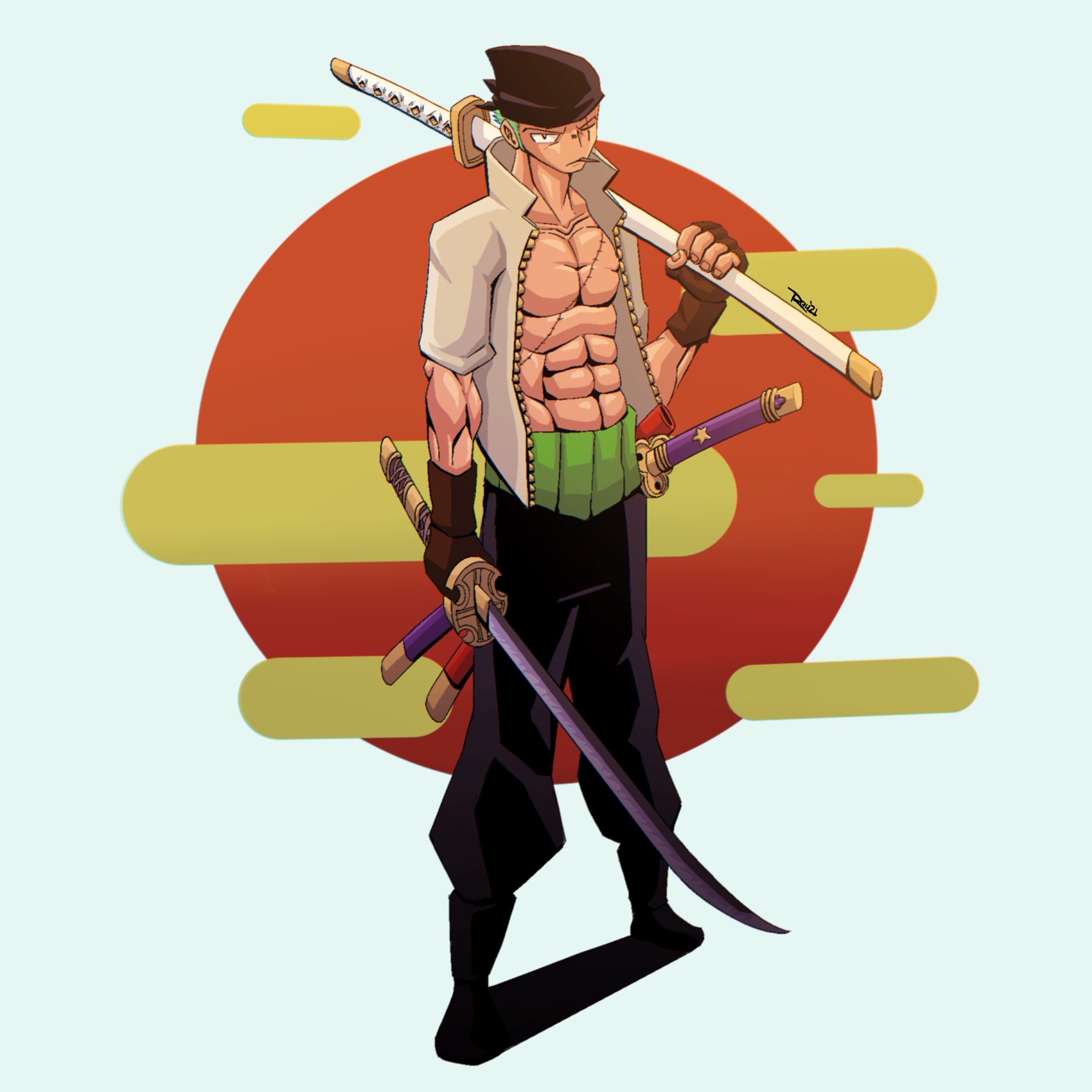 Roronoa Zoro Fanart By Stuartrau On Deviantart
