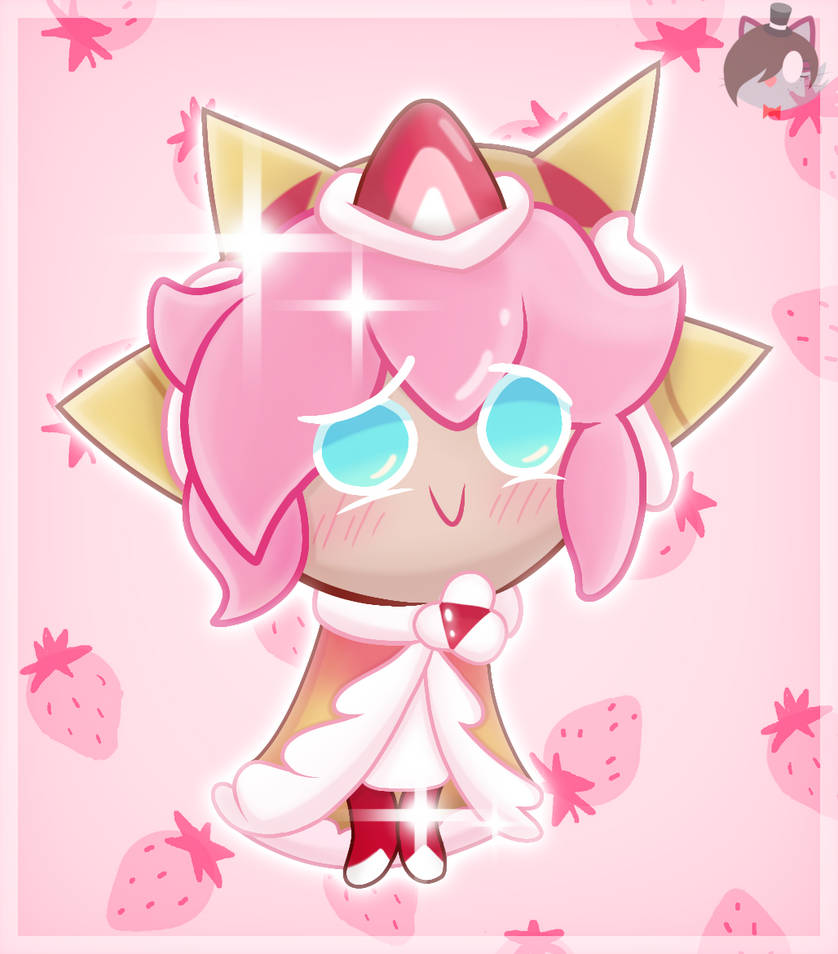 Strawberry Crepe Cookie Cookie Run Fanart By Sylbea On Deviantart