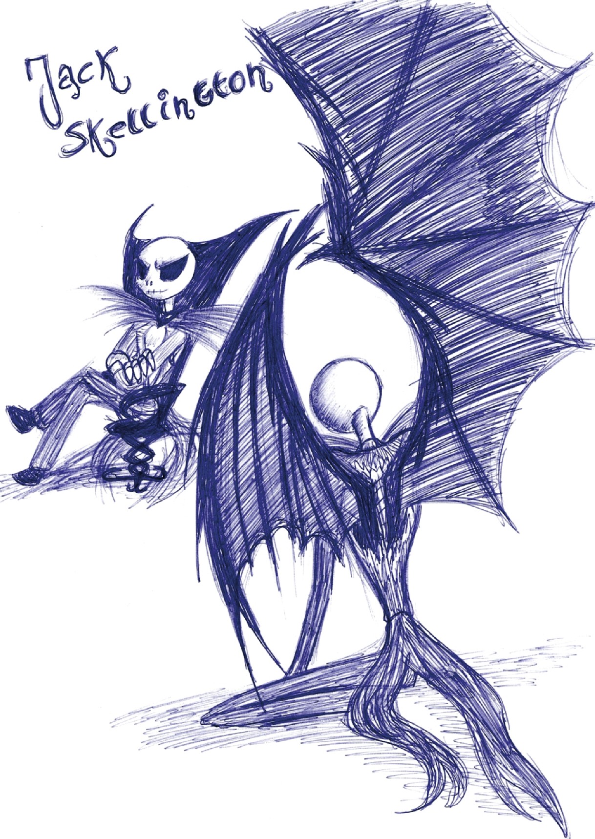Demon Jack Skellington by Jeania on DeviantArt