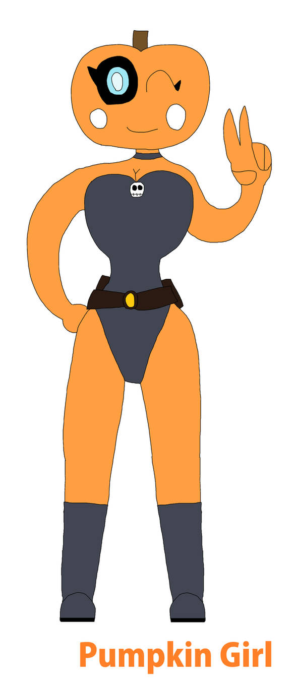 New Oc Pumpkin Girl By Demonfunarel Joao On Deviantart