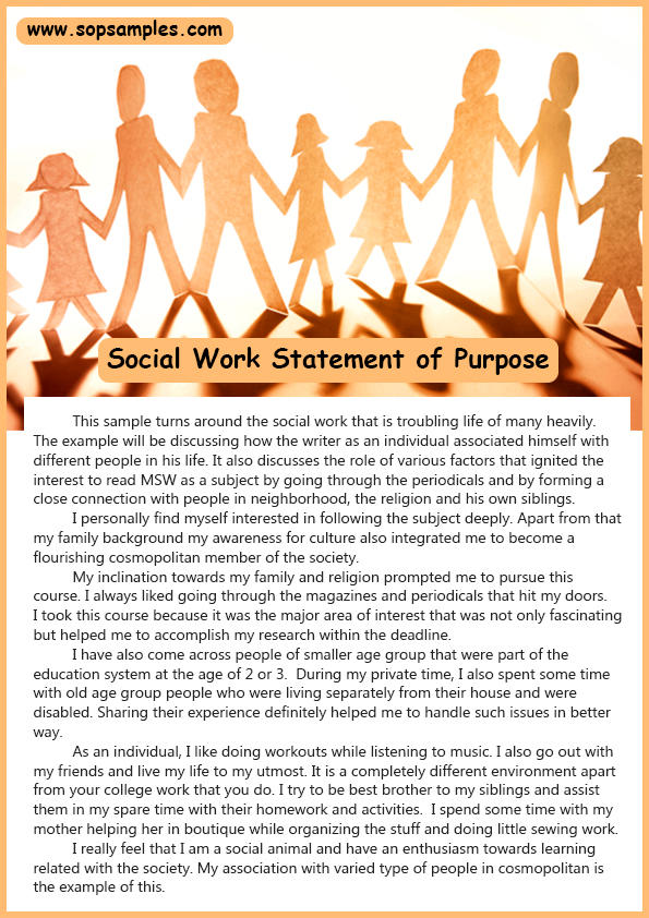 Social Work Statement Of Purpose Examples by aprildevis on DeviantArt Social Work Statement Of Purpose Examples by aprildevis on DeviantArt