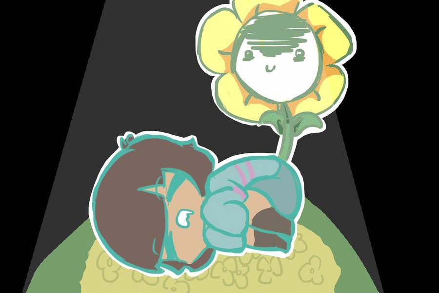 Flowey Vs Frisk By Pandorasxink On Deviantart