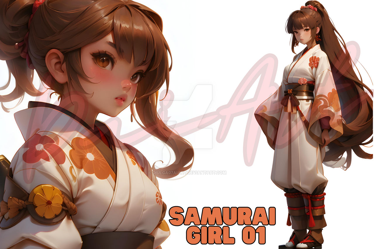 Open Adoptable Samurai Girl 01 By Diulga07aiart On Deviantart