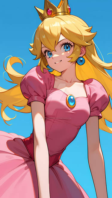 Princess Peach Pixel Art By Aurakera On Deviantart