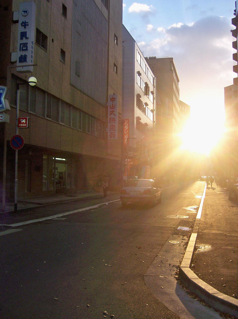 Street Sunset by SamRR on DeviantArt