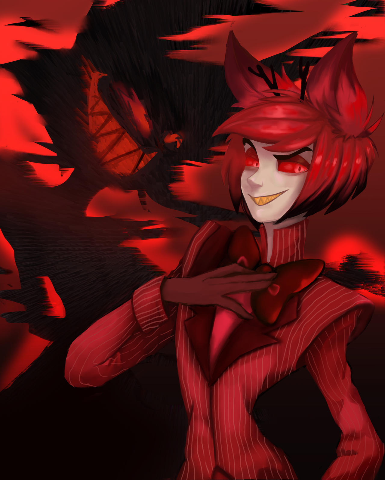 Alastor - Hazbin hotel by TamaraBaclija on DeviantArt Alastor - Hazbin hotel by TamaraBaclija on DeviantArt