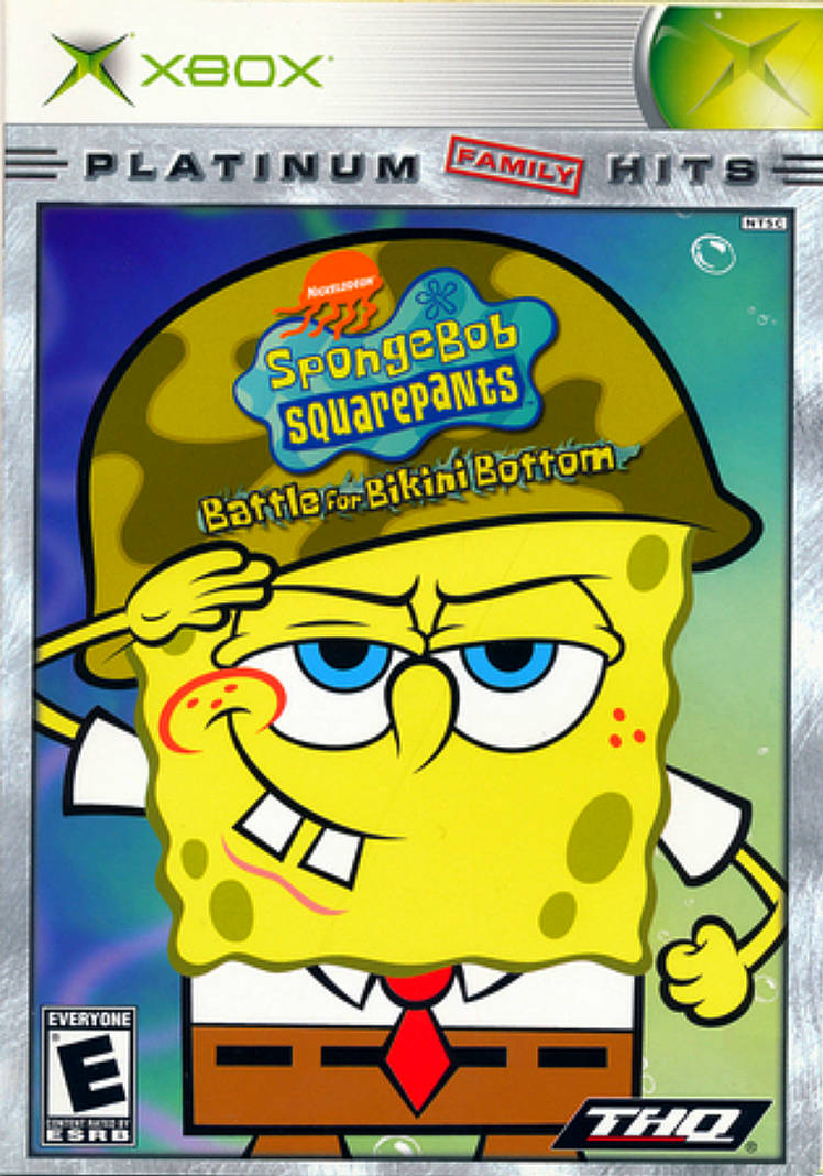 Battle For Bikini Bottom Xbox Platinum Hits By Sonicloud1213 On Deviantart