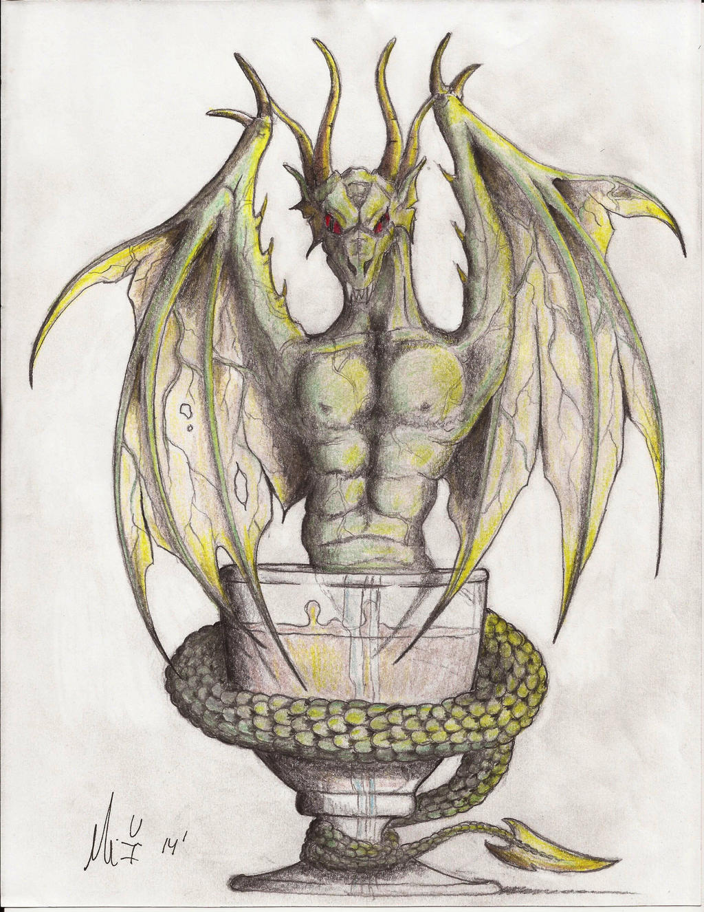 Demon Alchol By Artbymicheal On Deviantart