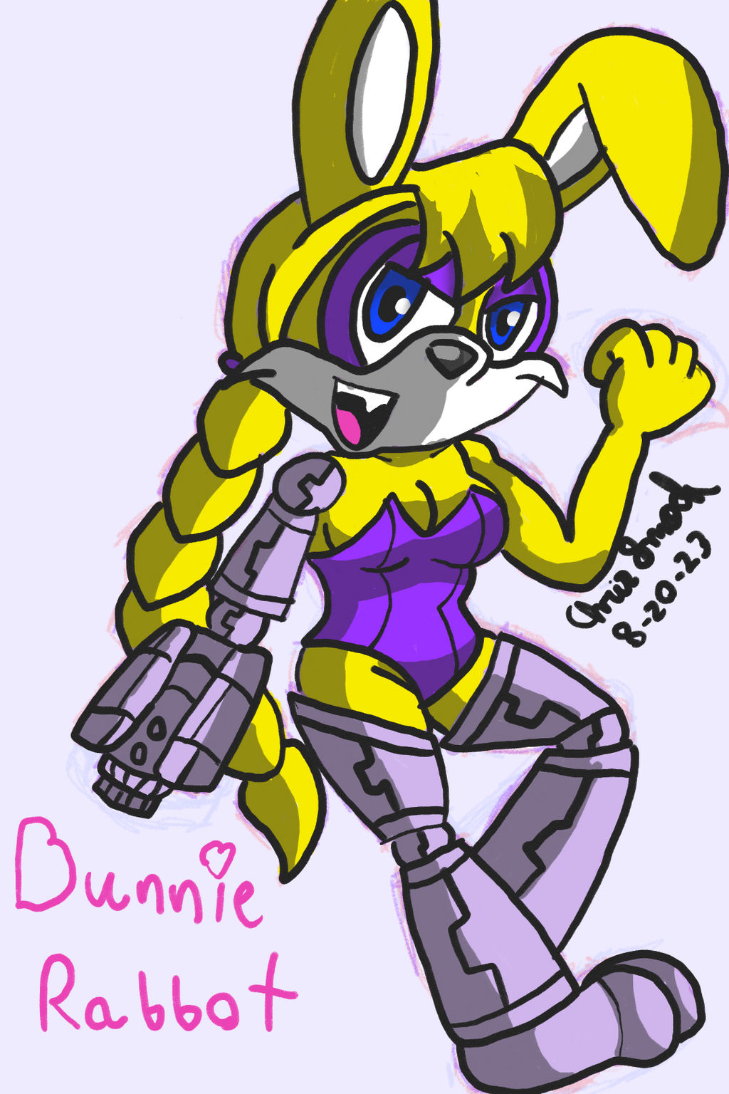 Bunnie Rabbot On Bunnie Fanclub Deviantart