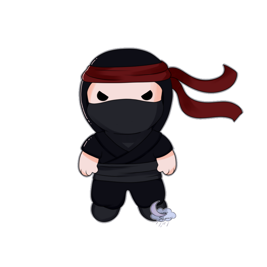 Commission Chibi Ninja By Lunarstorms On Deviantart