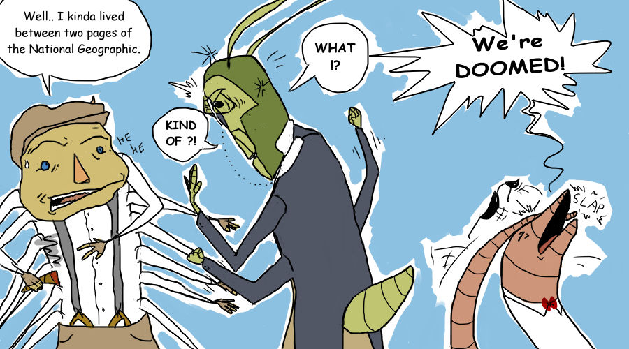 Centipede Grasshopper And Worm By Mrrutto On Deviantart