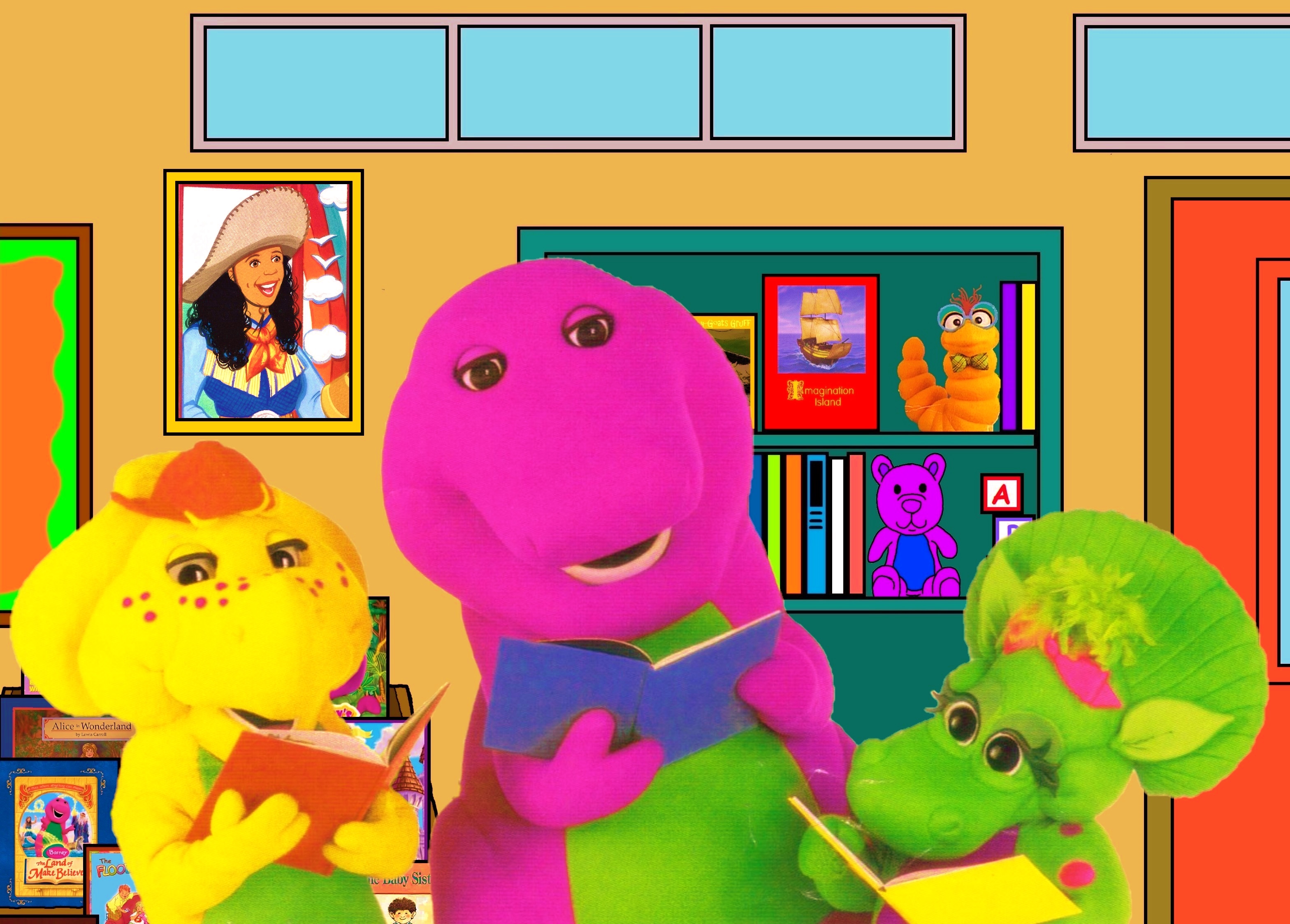 Story-time With Barney by BestBarneyFan on DeviantArt Story-time With Barney by BestBarneyFan on DeviantArt