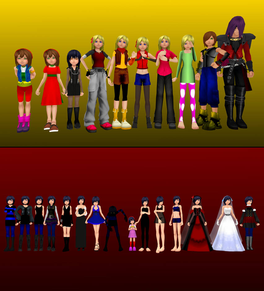 Kh Mmd Updated Models Dl By Xterraxjanex On Deviantart