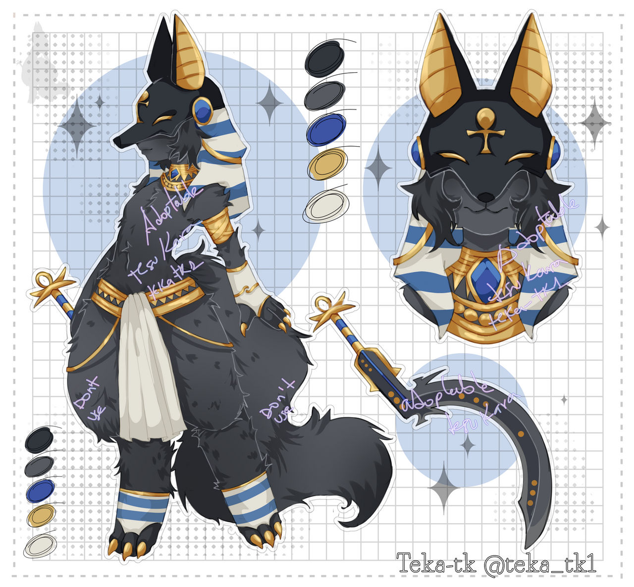 Closed Egyptian Furry By Tesukara On Deviantart