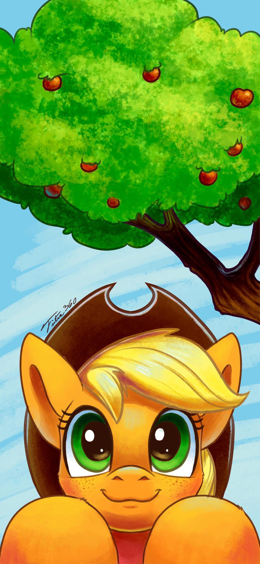 Aj Looks Back By Tsitra360 On Deviantart
