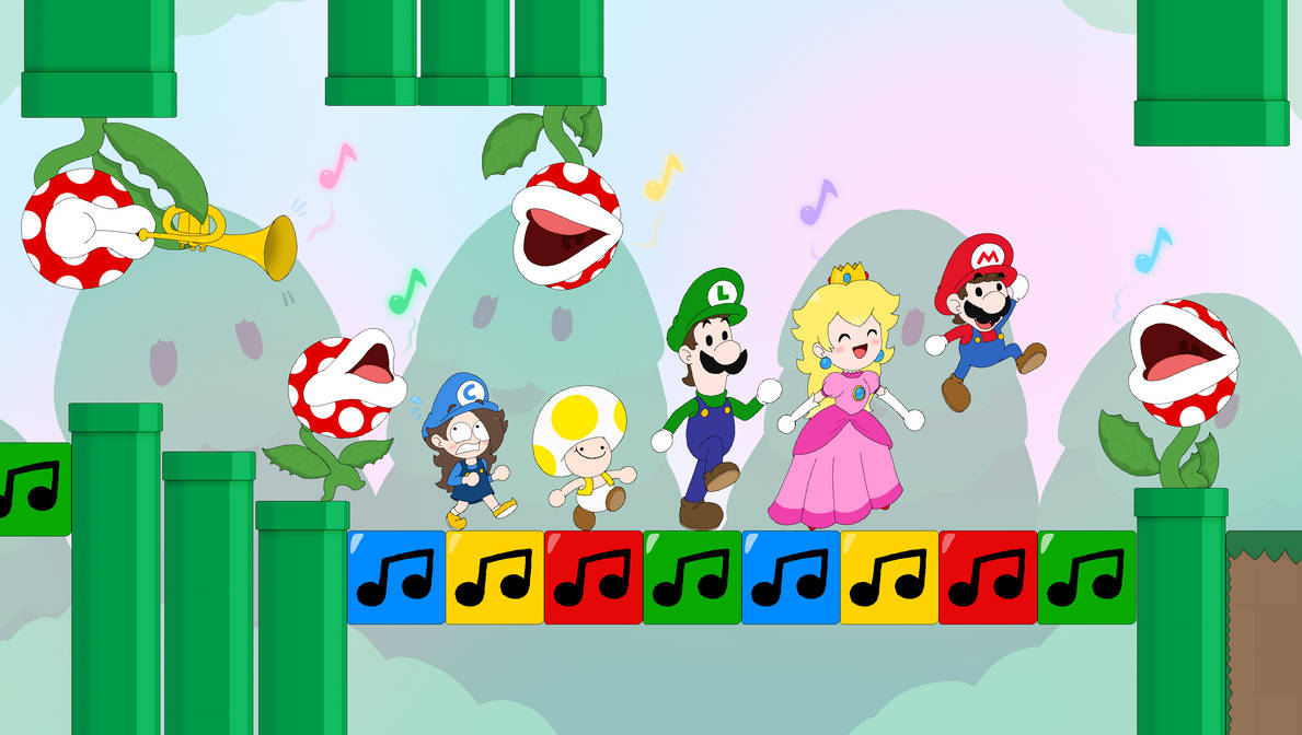 The Wonderful Piranha Plant Parade By Rotommowtom On Deviantart