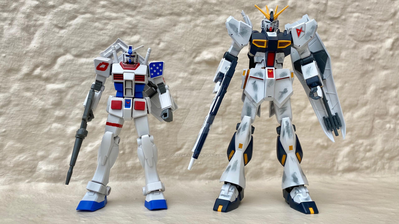 Entry Grade Nu Gundam With RX-78-2 by tonycreatah on DeviantArt Entry Grade Nu Gundam With RX-78-2 by tonycreatah on DeviantArt