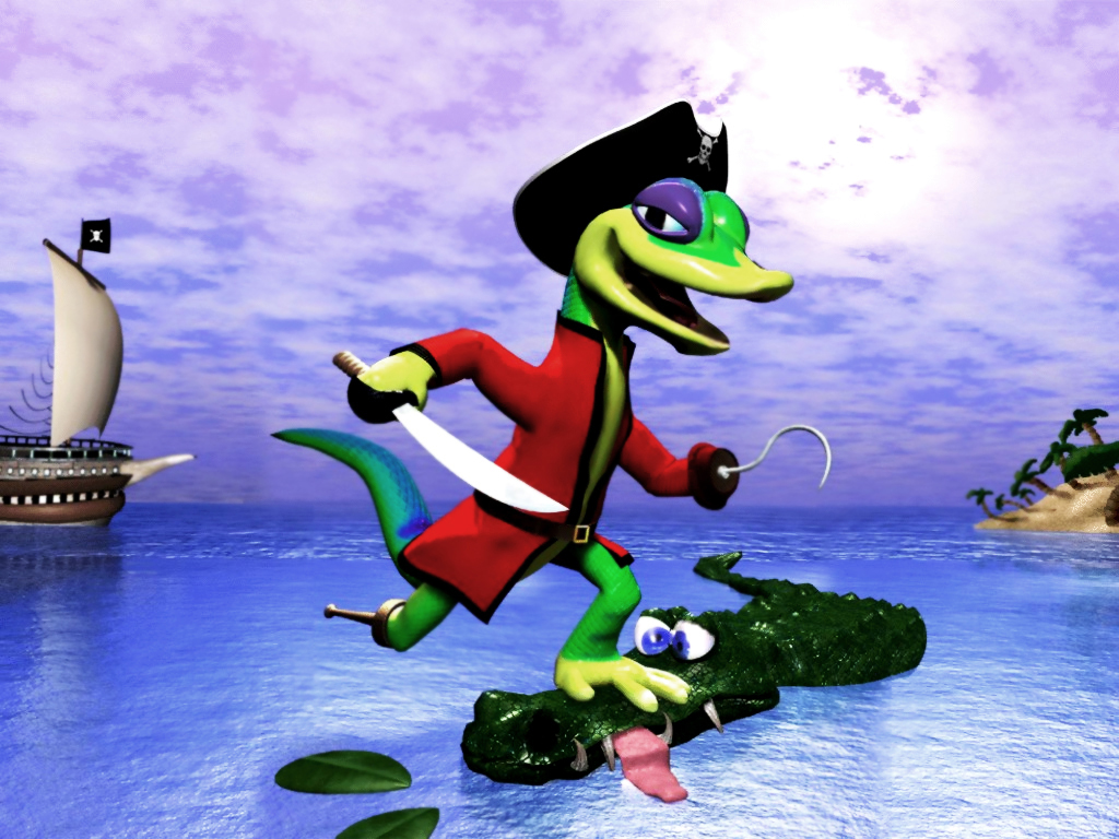 Repaired Pirate Gex wallpaper by Dracon1k on DeviantArt