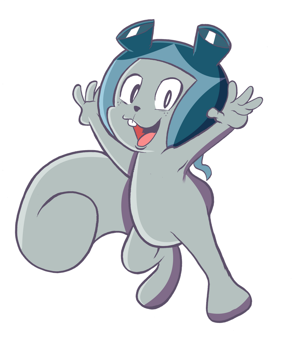 Rocket J Squirrel By Iyzeekiil On Deviantart