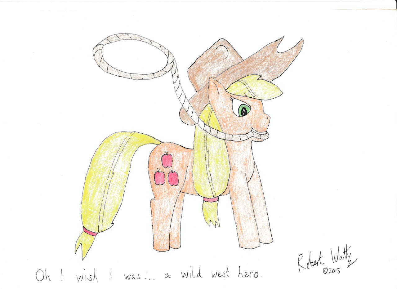 Applejack Wild West Hero By Robshi On Deviantart