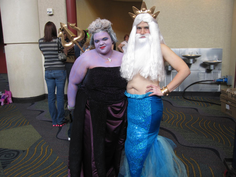 Ursula And King Triton At Megacon 2012 By Deadpool24 On Deviantart