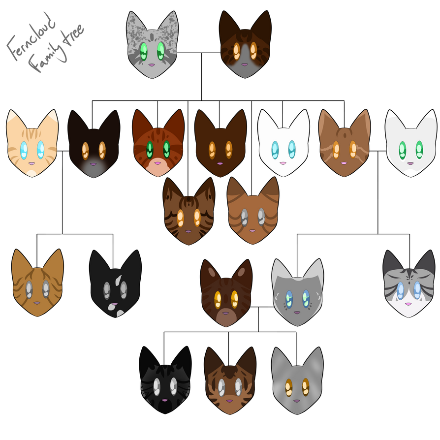 Ferncloud family tree by Coconut-Care on DeviantArt Ferncloud family tree by Coconut-Care on DeviantArt