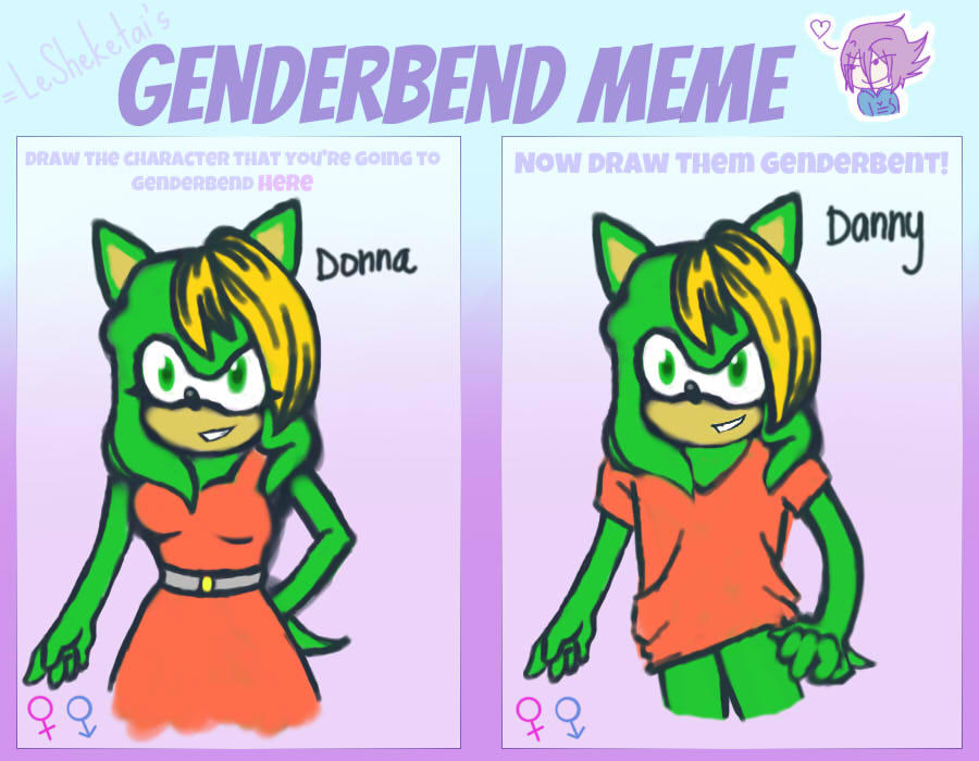 Donna Danny Genderbend Meme By Iloverrbtwixy On Deviantart
