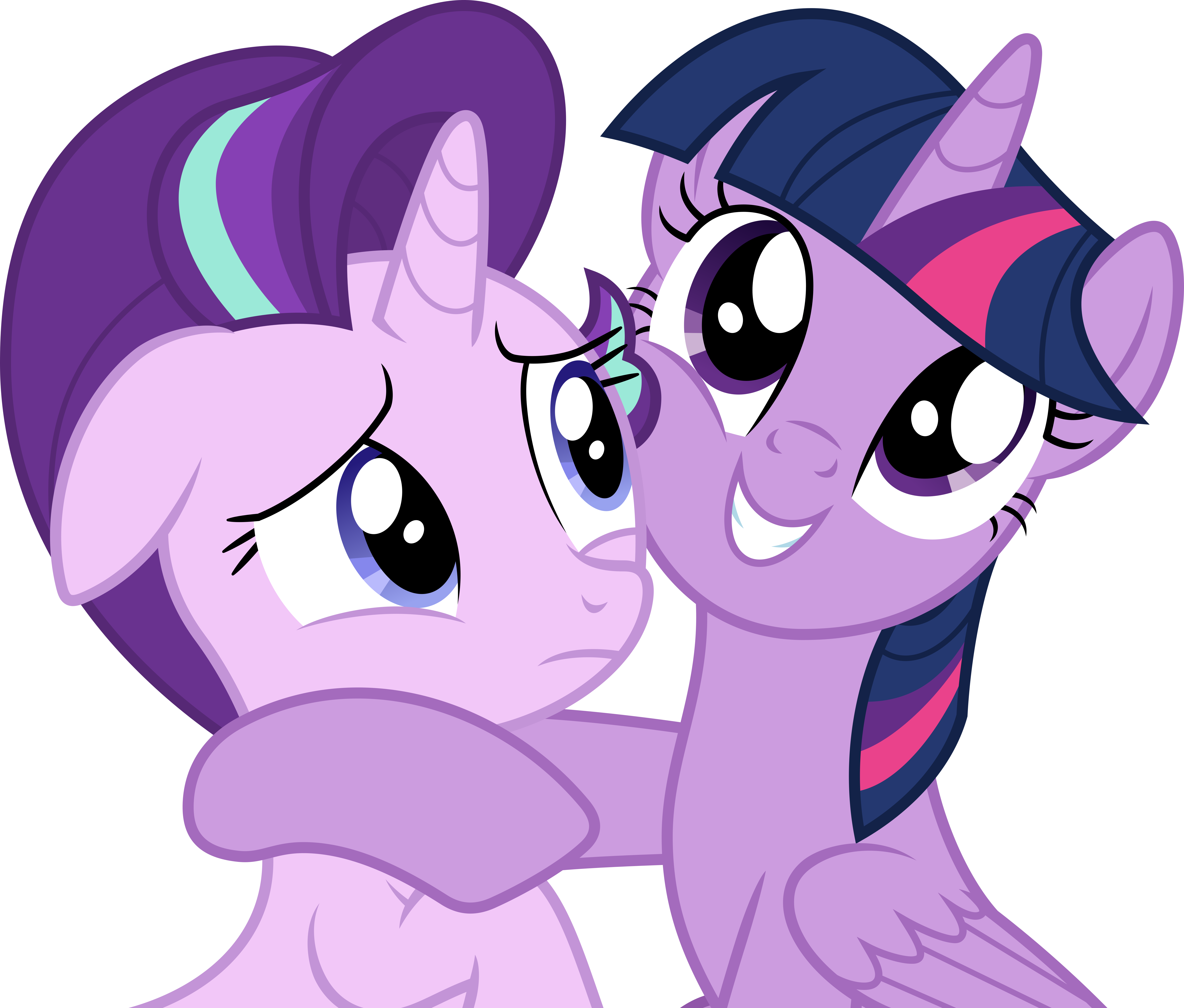 Starlight Glimmer And Twilight Sparkle Vector By Chrzanek97 On Deviantart